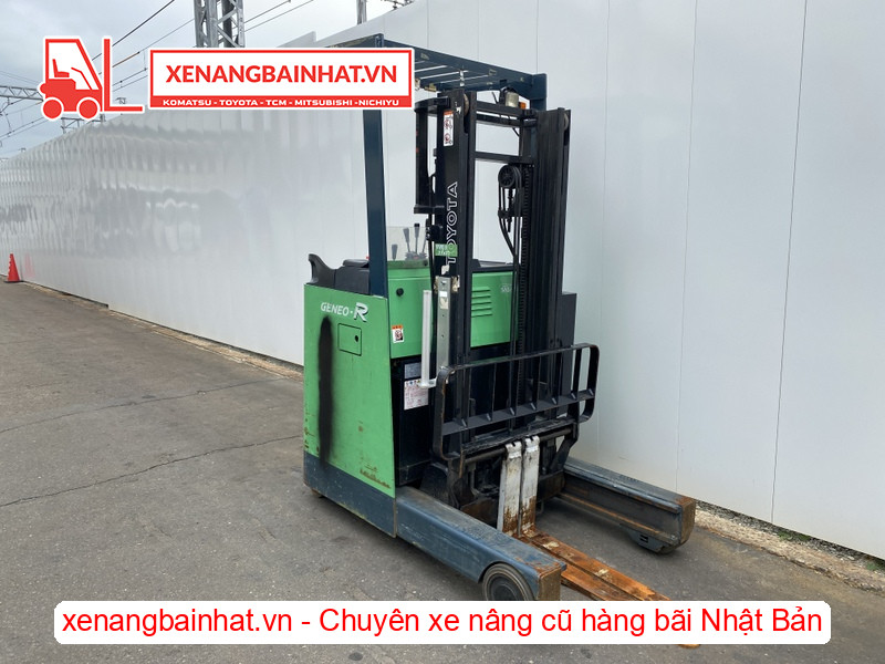 Xe nâng điện đứng lái Toyota 7FBR15 1.5 Tấn, 3m - Xe nâng bãi Nhật - TPHCM